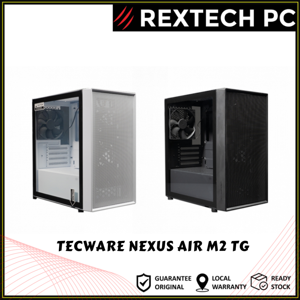 TECWARE Nexus Air M2 TG High Airflow MATX Casing PC Desktop Casing ...
