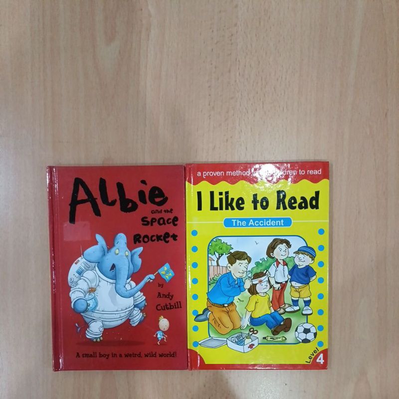 Albie and the Space Rocket I like to The Accident A set of 2 Preloved ...