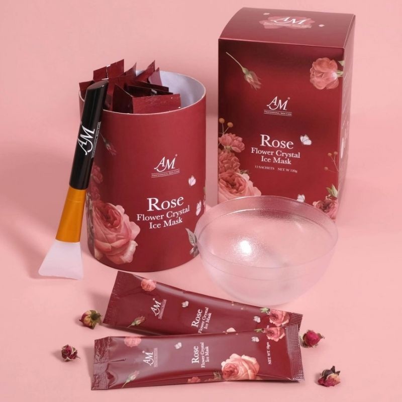 《正品》100% Original🔥 Ready stock 🔥 Am Rose Mask 10gm x 12 sachets (New ...