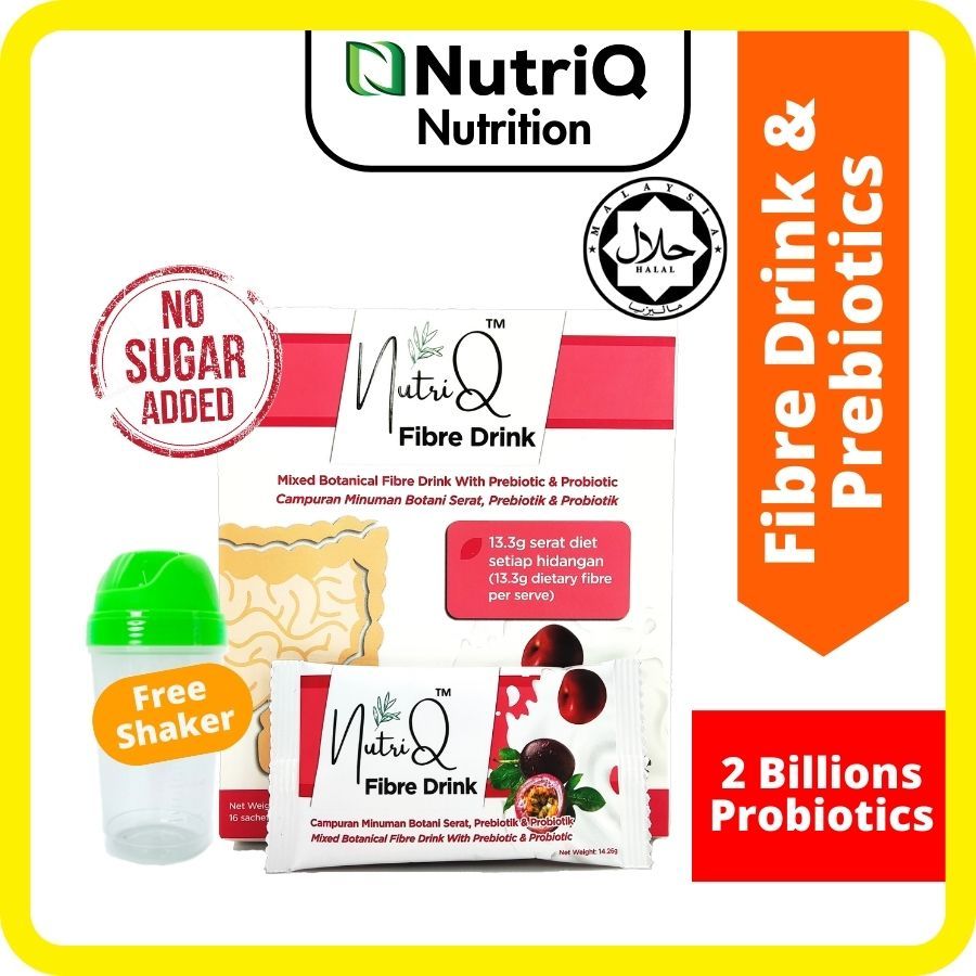 Fiber Drink Constipation Detox 排毒 with Probiotics 肠胃益生菌 and Prebiotics ...