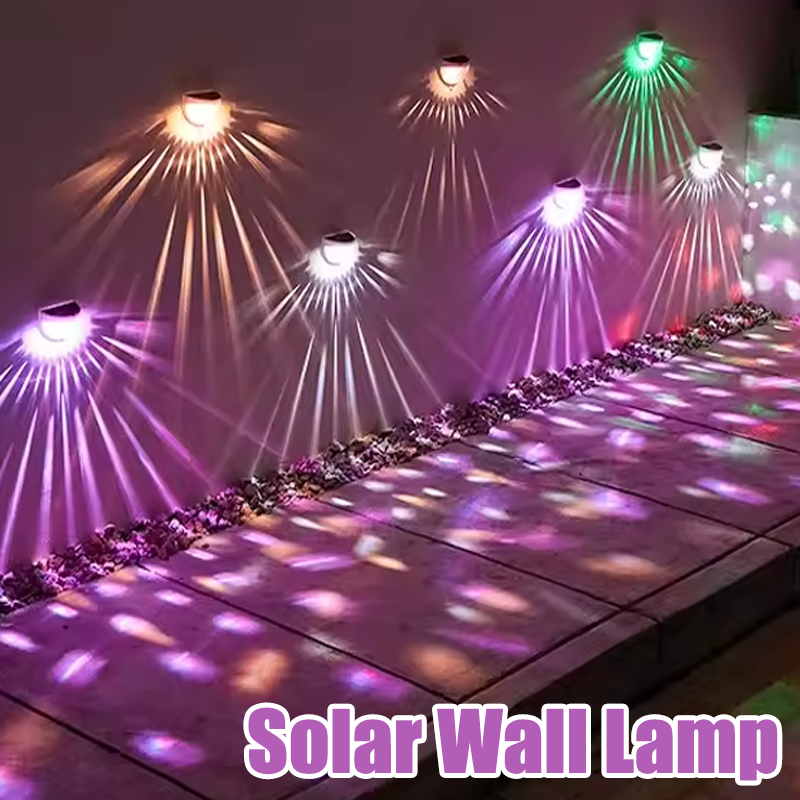 Solar Wall Light Outdoor Lighting Decorative Wall Lamp Waterproof Solar ...