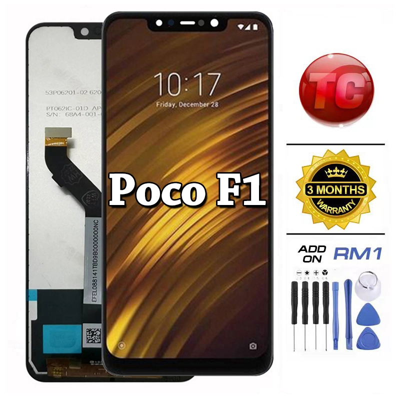 LCD POCO F1/ Pocophone F1 Compatible For Original Glass Touch Screen ...