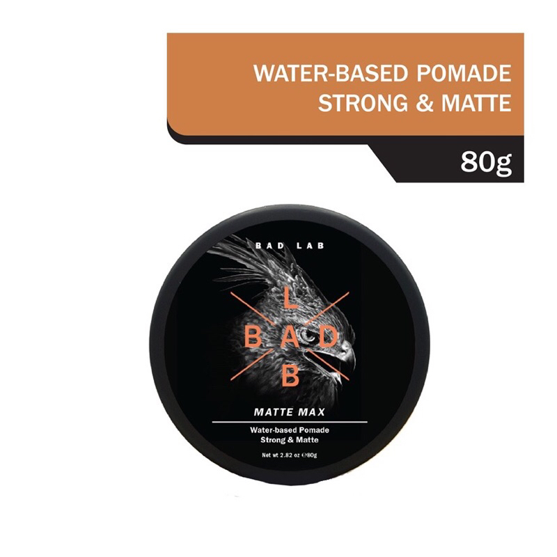 BADLAB WATER-BASED POMADE STRONG & MATTE MAX 80g | Shopee Malaysia