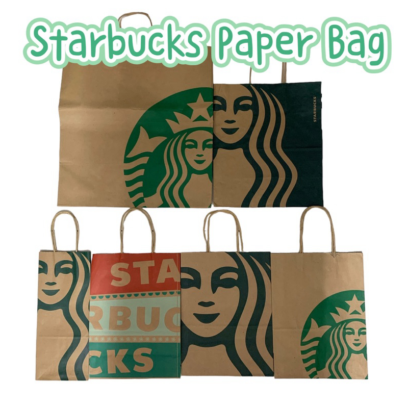 Starbucks Paper Bag - Limited Edition Starbucks 限量版纸袋子 | Shopee Malaysia