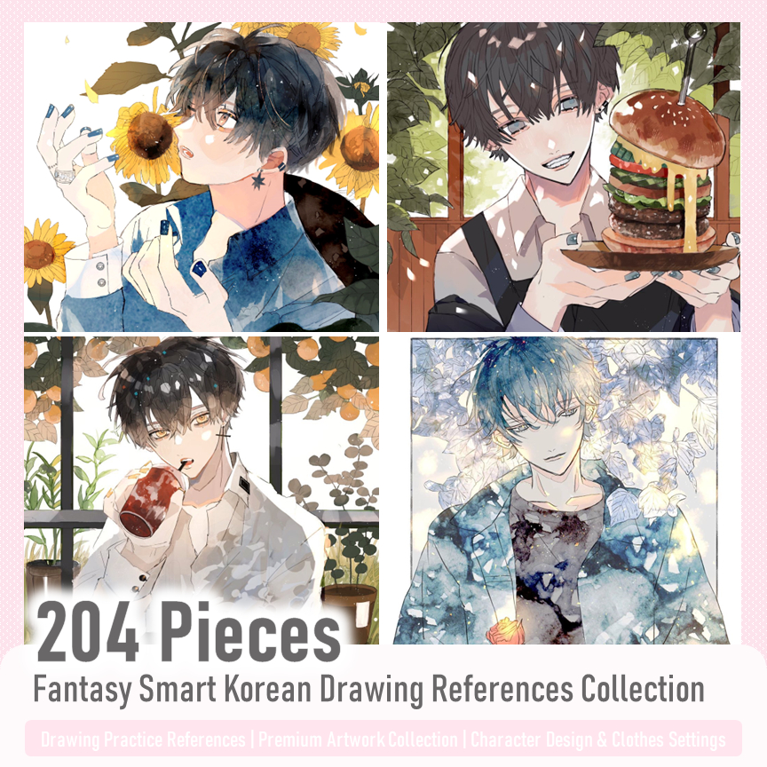 🔥 Drawing References Illustration - Fantasy Smart Korean References ...