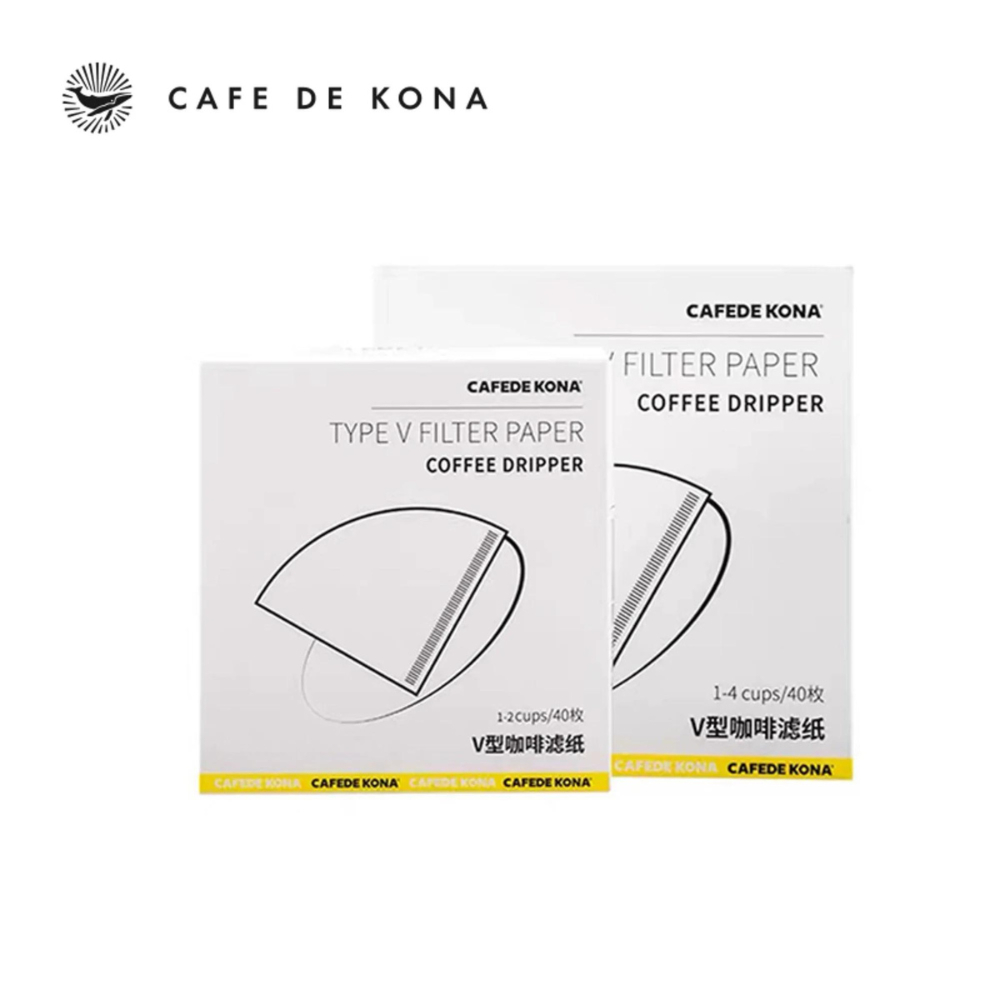 [CAFEDE KONA] Filter paper Subuliform Bleached | 40pcs | V01/V02 ...