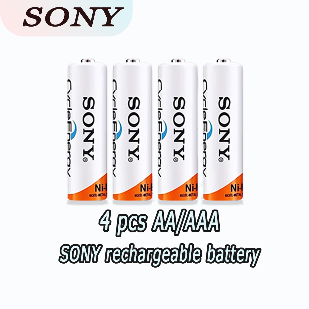 SONY rechargeable battery AA/AAA microphone Large capacity No.5 No. 7 Rechargeable instead of 1 ...
