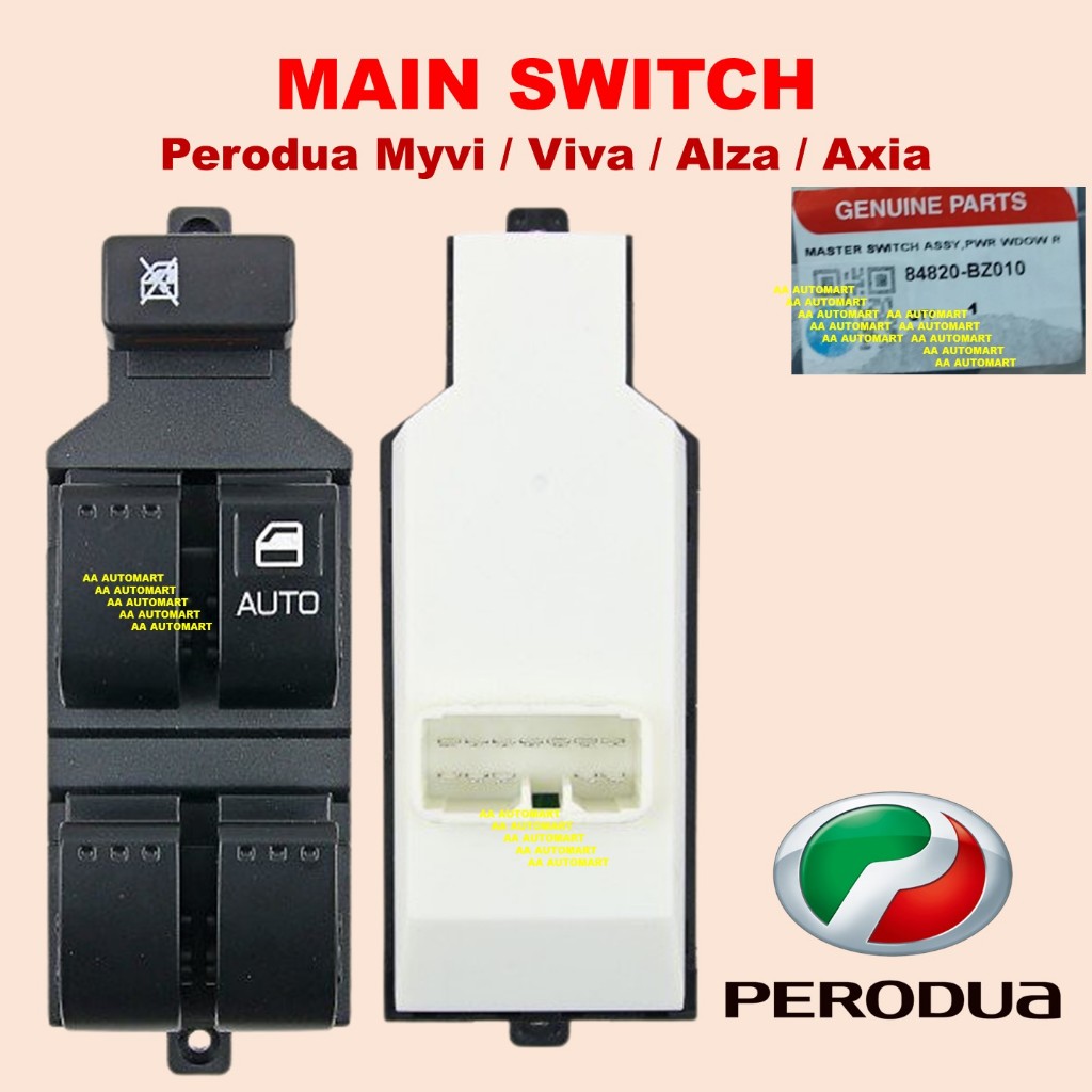 ORIGINAL Perodua MYVI 2006/MYVI Lagi Best/Viva/Alza/Axia Power Window ...