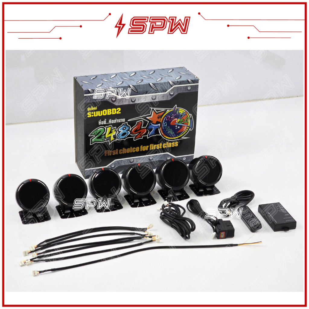 248ST Defi Meter 6 Beradik Thailand OBD2 Gauge Made in Thailand Boost ...