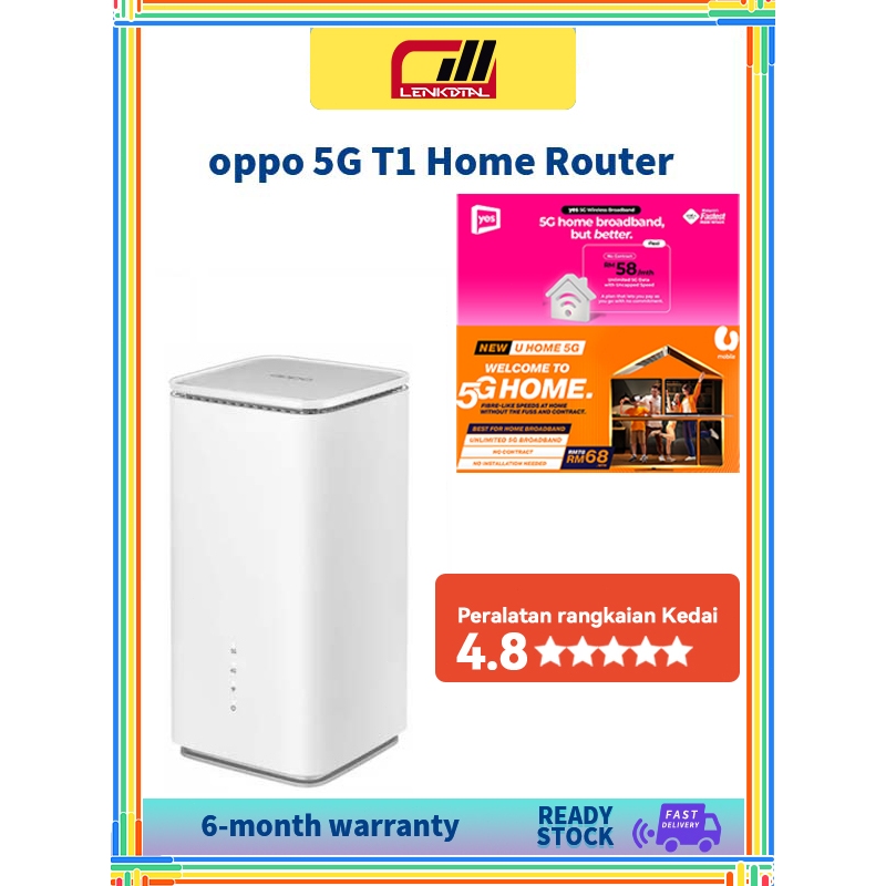 OPPO 5G CPE T1 wireless router Qualcomm Snapdragon Dual-Mode WiFi 6 ...