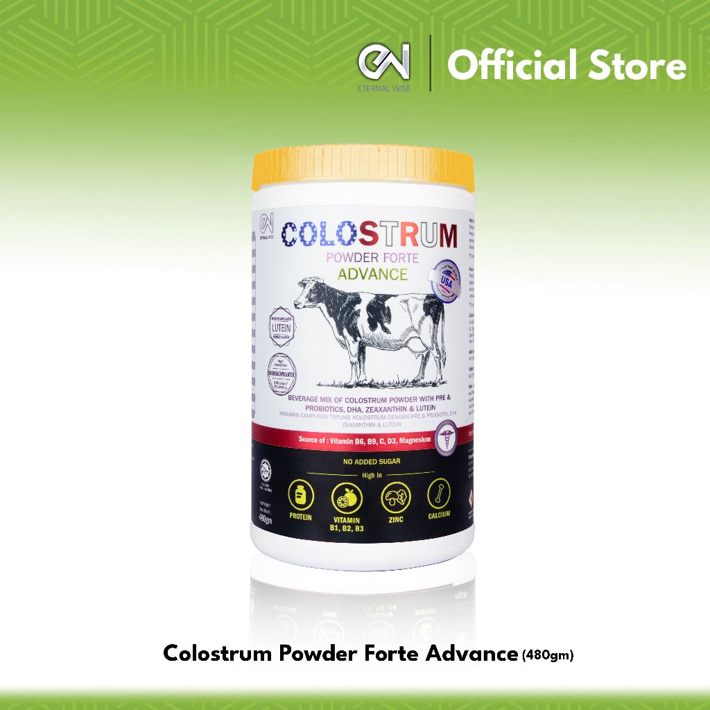 Colostrum Powder Advance (480g) (New Formulation - USA COLOSTRUM POWDER ...