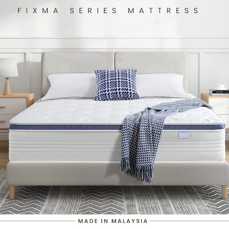 Betensh 30cm Pocket Spring Mattress Single/ Super Single Mattress Queen ...
