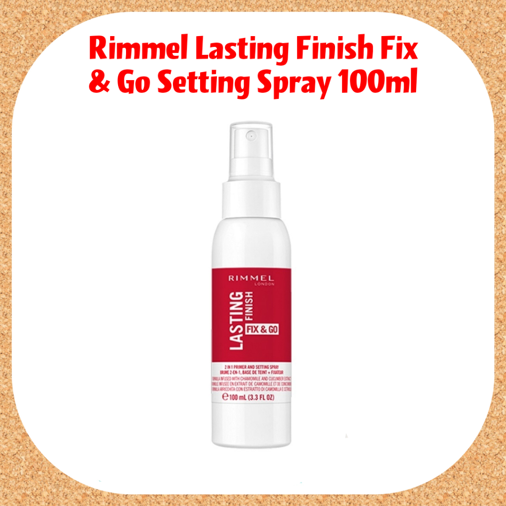 Rimmel Lasting Finish Fix & Go Setting Spray 100ml | Shopee Malaysia