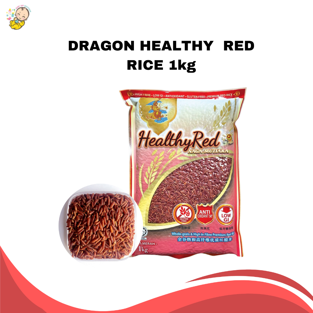 DRAGON HEALTHY RED RICE - 1KG | Shopee Malaysia