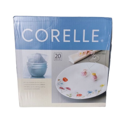 Corelle Deluxe Daisy Field 20pc Dinner Set (V-L) | Shopee Malaysia