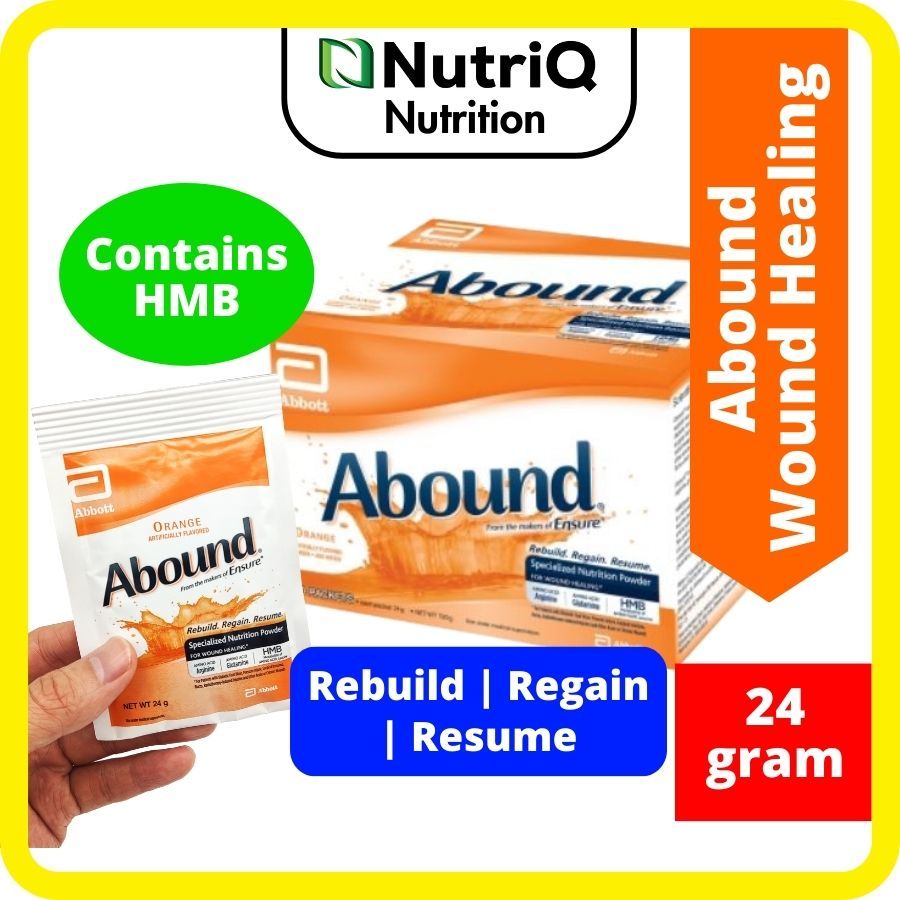 Abbott Abound Wound Healing HMB Glutamine Arginine Rebuild Regain ...