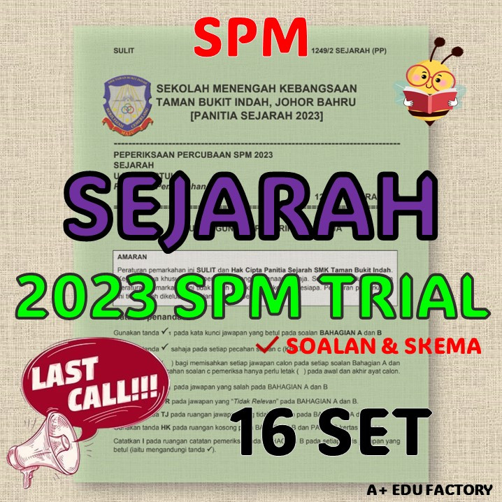 [📚PDF] KOLEKSI SEJARAH SPM TRIAL [SPM] KSSM NOTES PDF FORMAT | Shopee ...