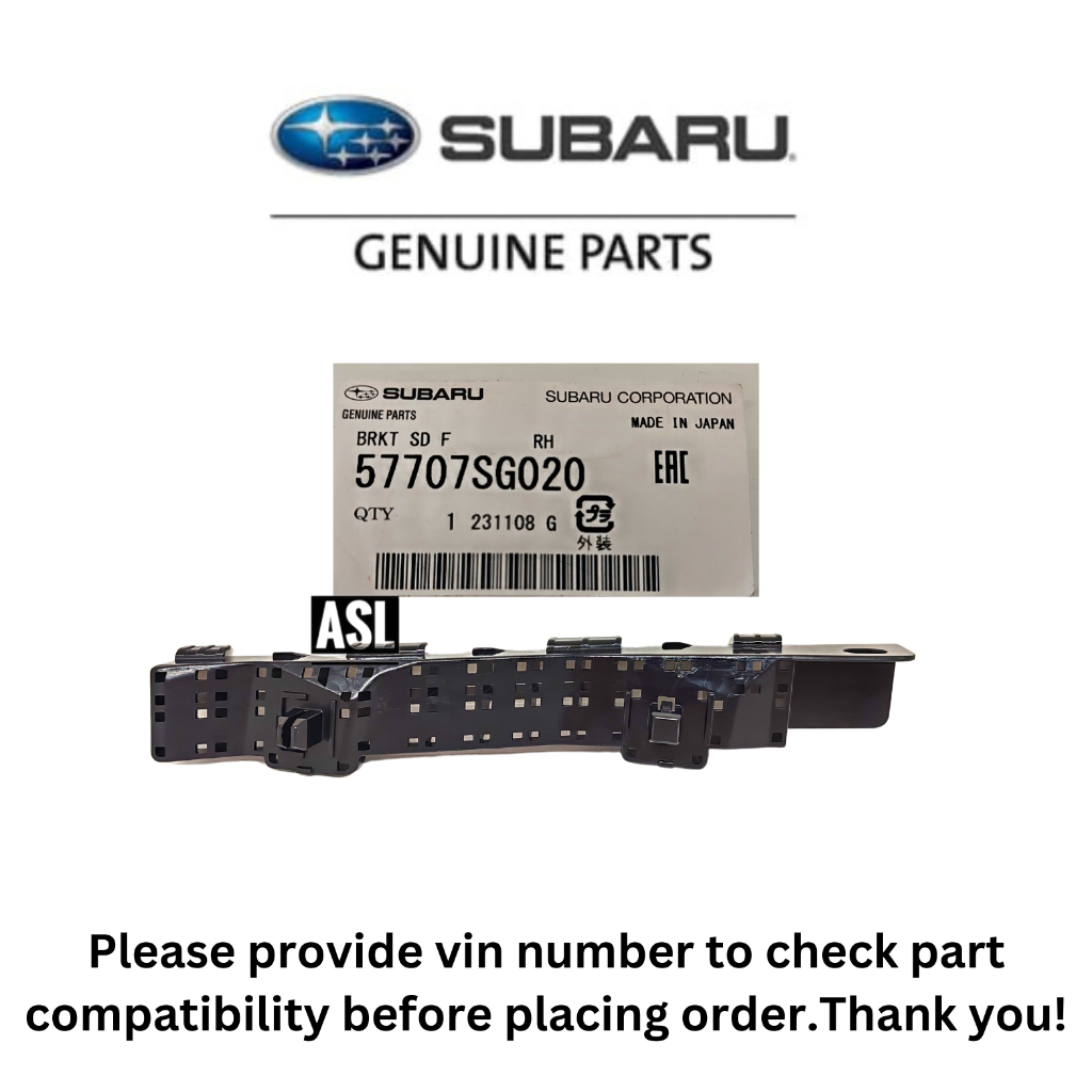 Genuine Subaru Forester Front Bumper Side Bracket SJ5 SJG 57707SG030 ...
