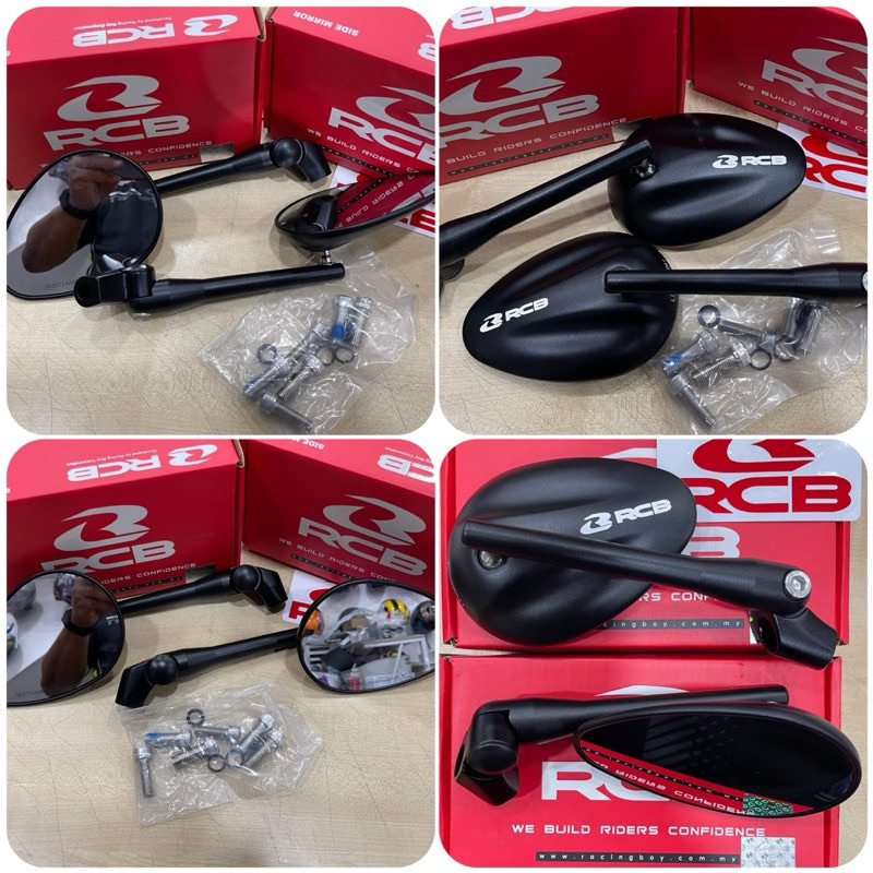OFFER - RCB S5 ALLOY SIDE MIRROR PAIR (BLACK) UNIVERSAL | Shopee Malaysia