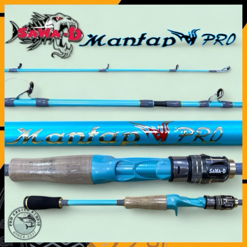 SAWA D MANTAP PRO FISHING ROD joran pancing solid top section | Shopee Malaysia