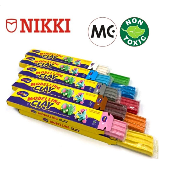 Nikki Modelling Clay / Plasticine / Tanah Liat Pemodelan | Shopee Malaysia