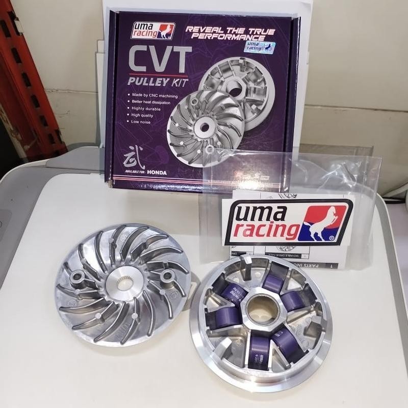 100%ORI UMA RACING HONDA VARIO150 PCX FRONT PULLEY SET DRIVE FACE MOVABLE CVT 13.5G | Shopee ...