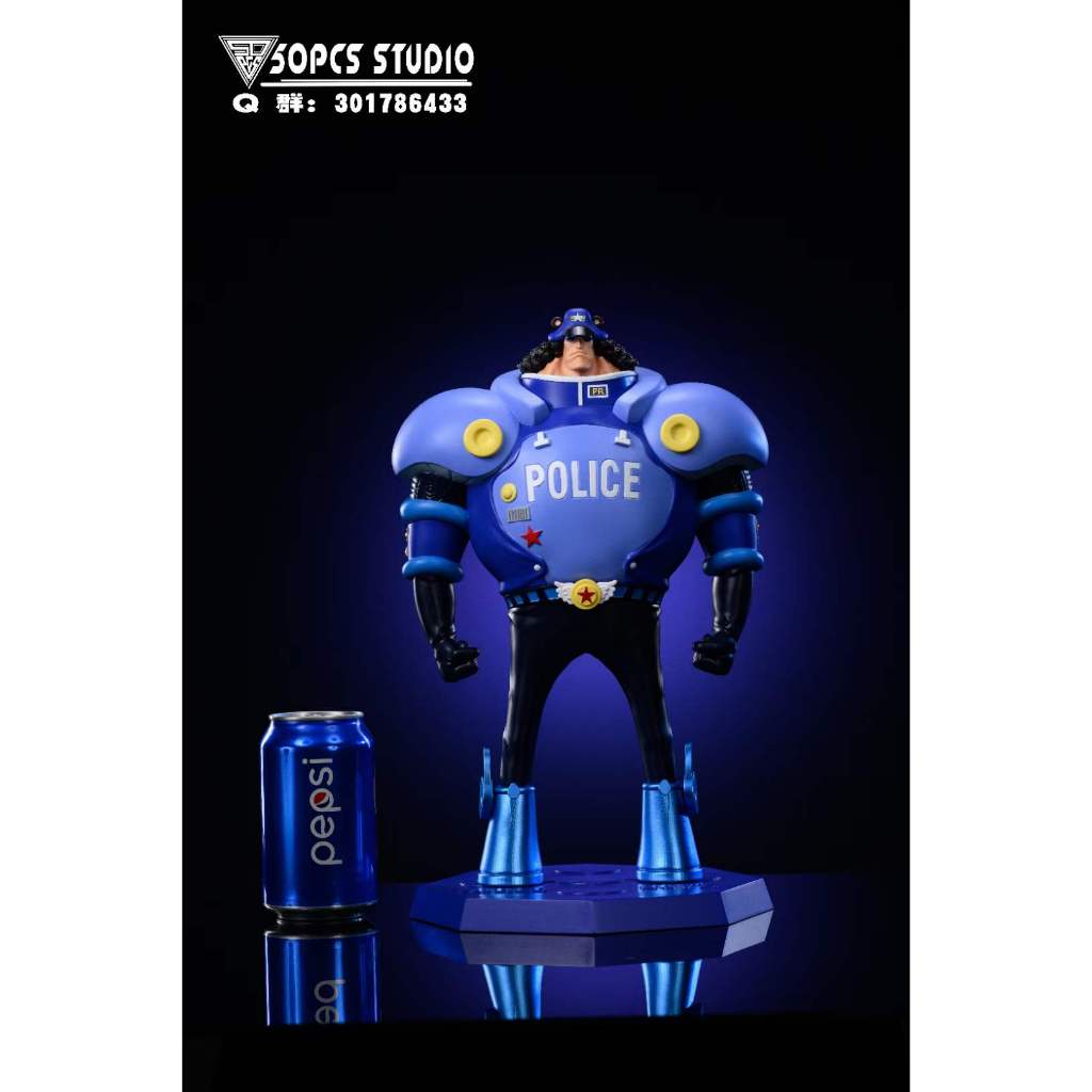 50pcs Studio - Kuma Police One Piece Resin Statue GK Anime Figure ...
