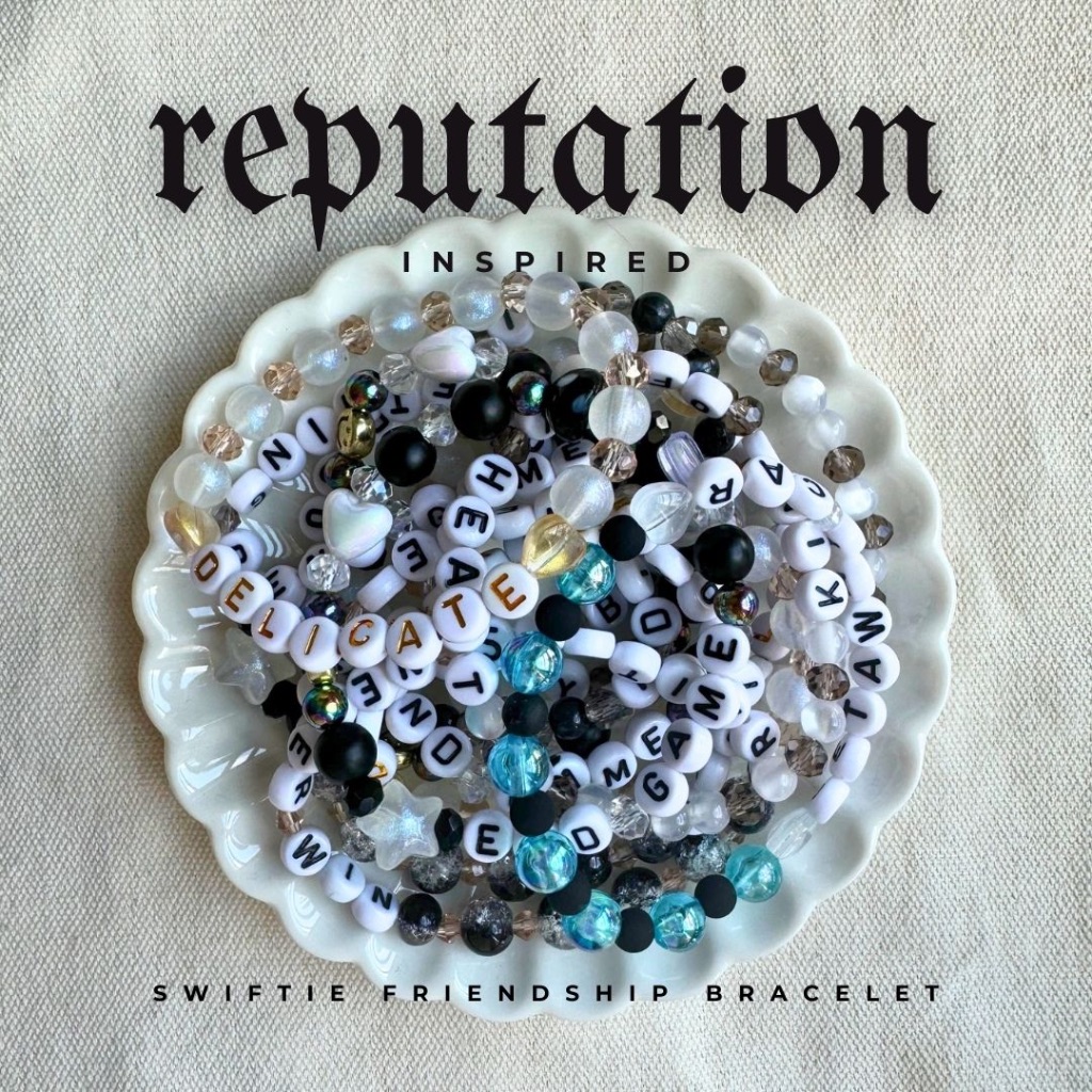 Taylor Swift inspired REPUTATION Era friendship bracelet for swiftie ...