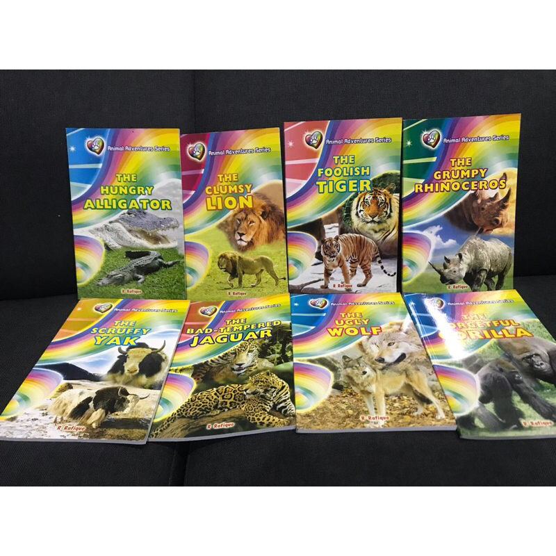 8 English Book for Children Kids Reader Animal Adventure Series ...