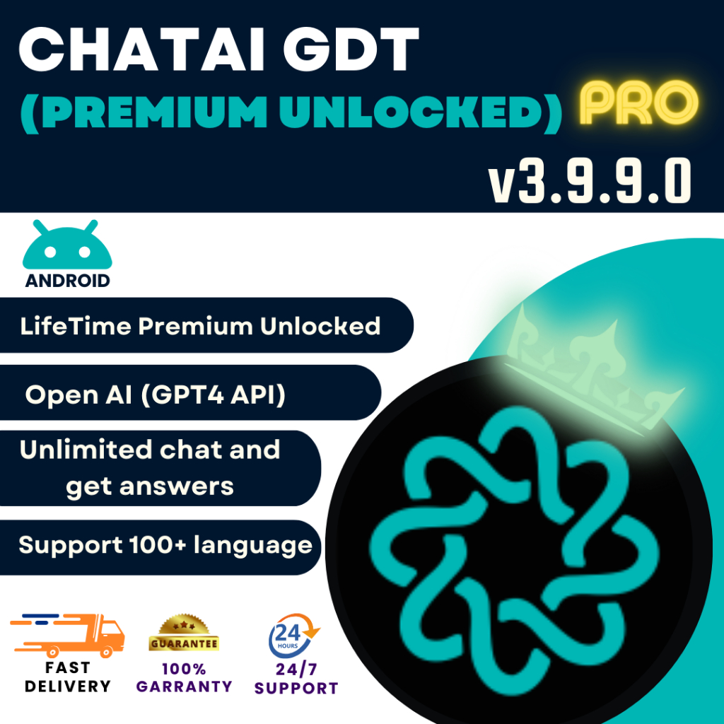 ChatAi GDT v3.9.9.0 (Premium Unlocked) Best AI Chatbot (GPT4) Ask ... ChatAi GDT v3.9.9.0 (Premium Unlocked) Best AI Chatbot (GPT4) Ask ...