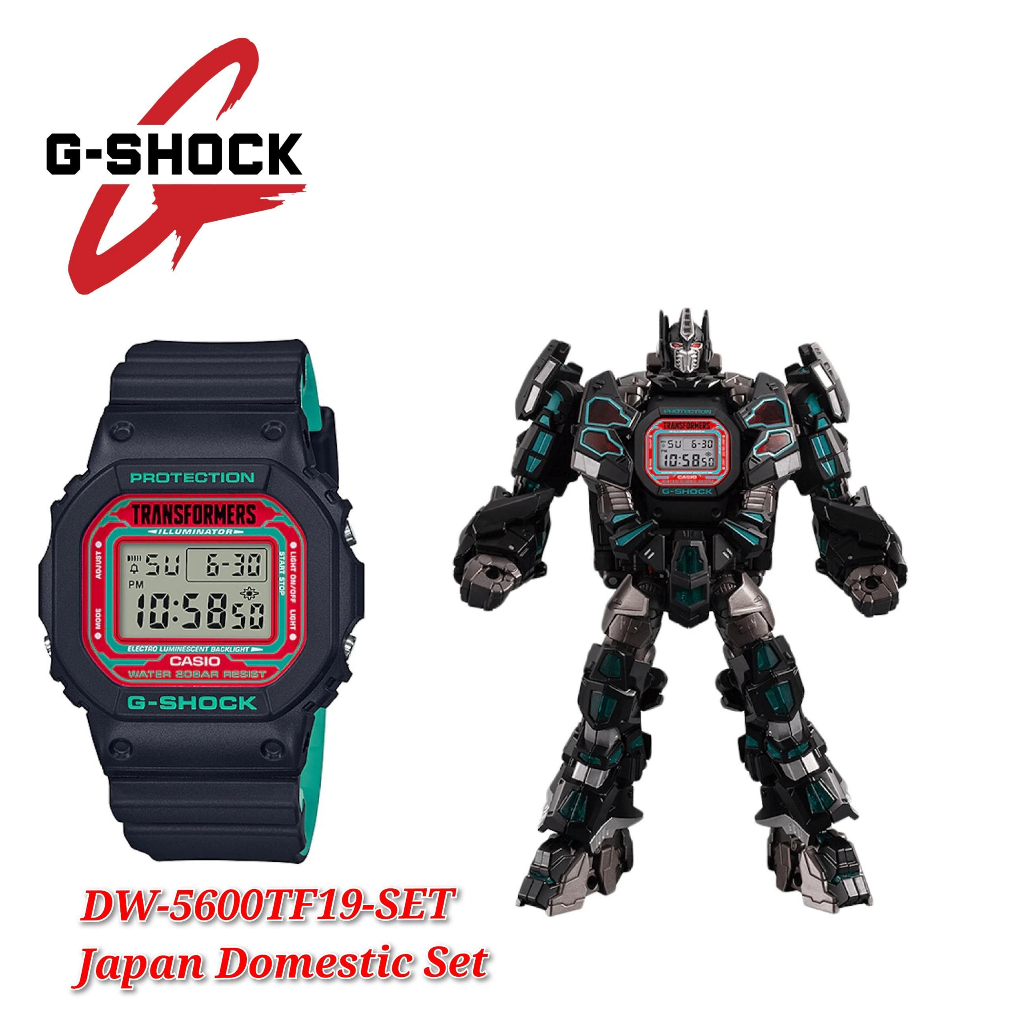Casio G-Shock x Transformers DW-5600TF19-SET Limited Edition (JAPAN SET ...