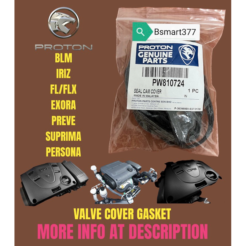 READY STOK Proton valve cover gasket saga vvt/blm/persona IAFM/persona ...