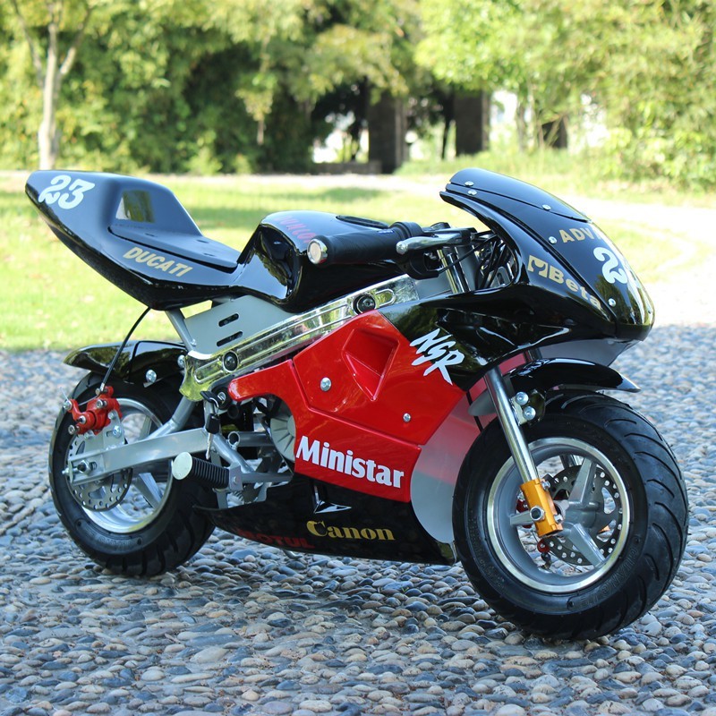 READY STOCK💥New 49CC Mini Pocket Bike 2-Stroke Small Racing Car KIDS ...