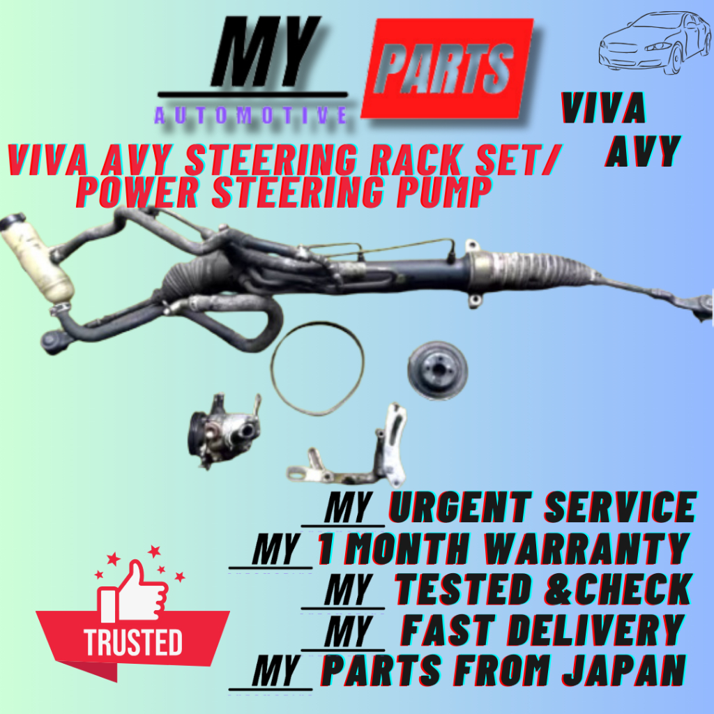 Power Steering Rack Set Perodua Viva Daihastu AVY Power Steering Pump ...