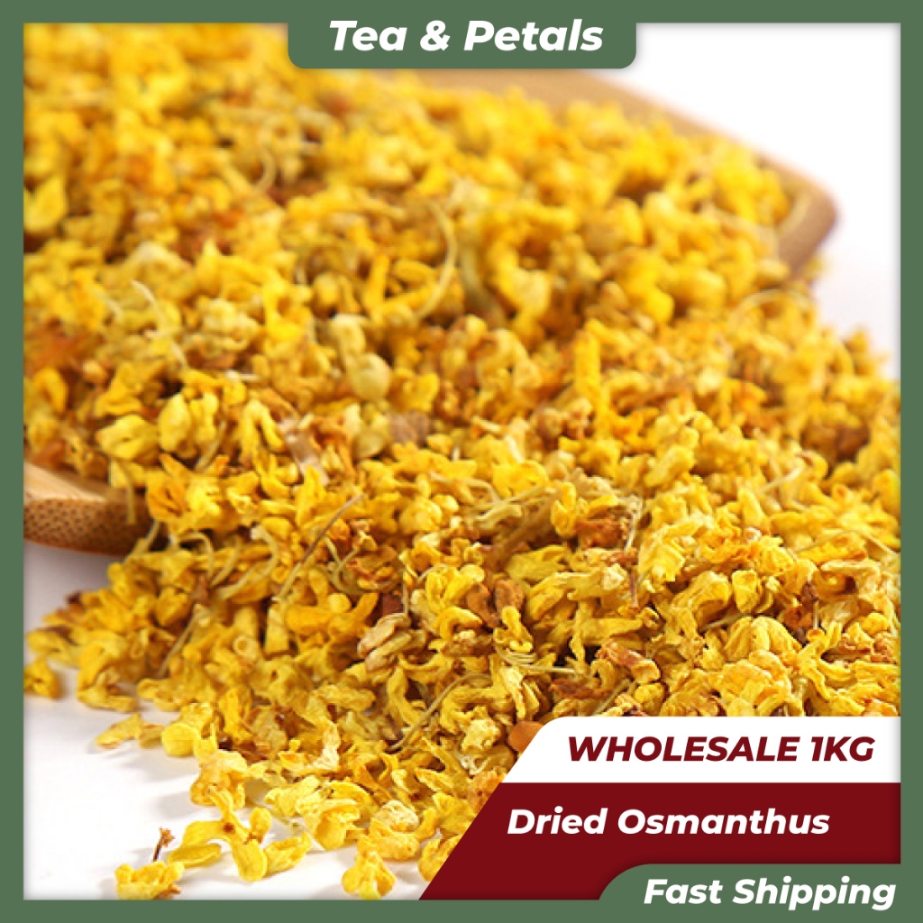 [WHOLESALE] Natural Dried Osmanthus Buds Flower Tea 桂花花茶散袋 | Shopee ...