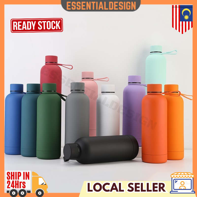 500ml Thermos Bottle Botol Air Besi Tahan Sejuk Panas Termos Vacuum ...