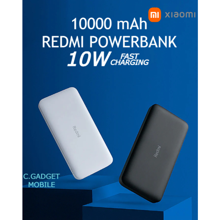 Redmi Powerbank 10000mAh Portable Charger Mi Power Bank Dual Port ...