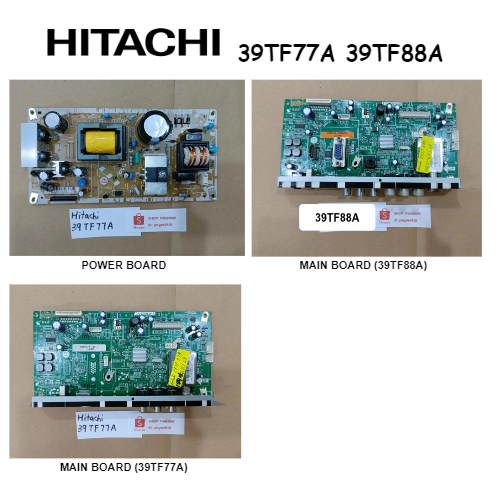 HITACHI LED TV 39TF77A 39TF88A 39TF Power Board CCP-3400ST Main Board T ...