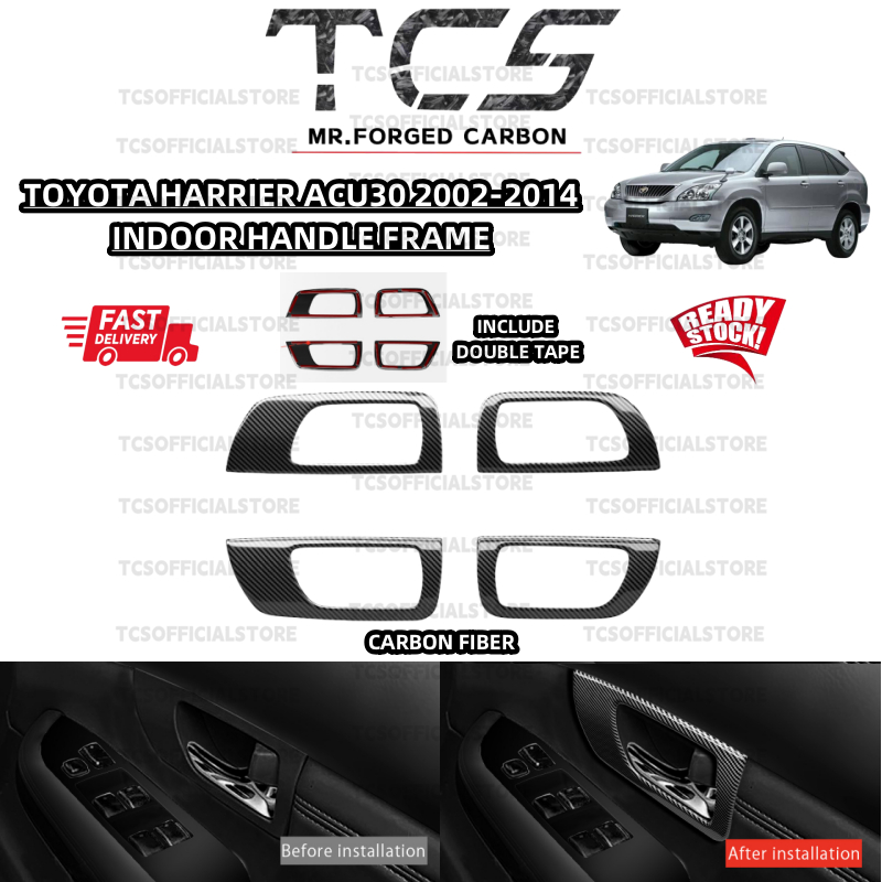 TCS TOYOTA HARRIER ACU30 2002-2014 CAR INDOOR HANDLE FRAME GARNISH ...