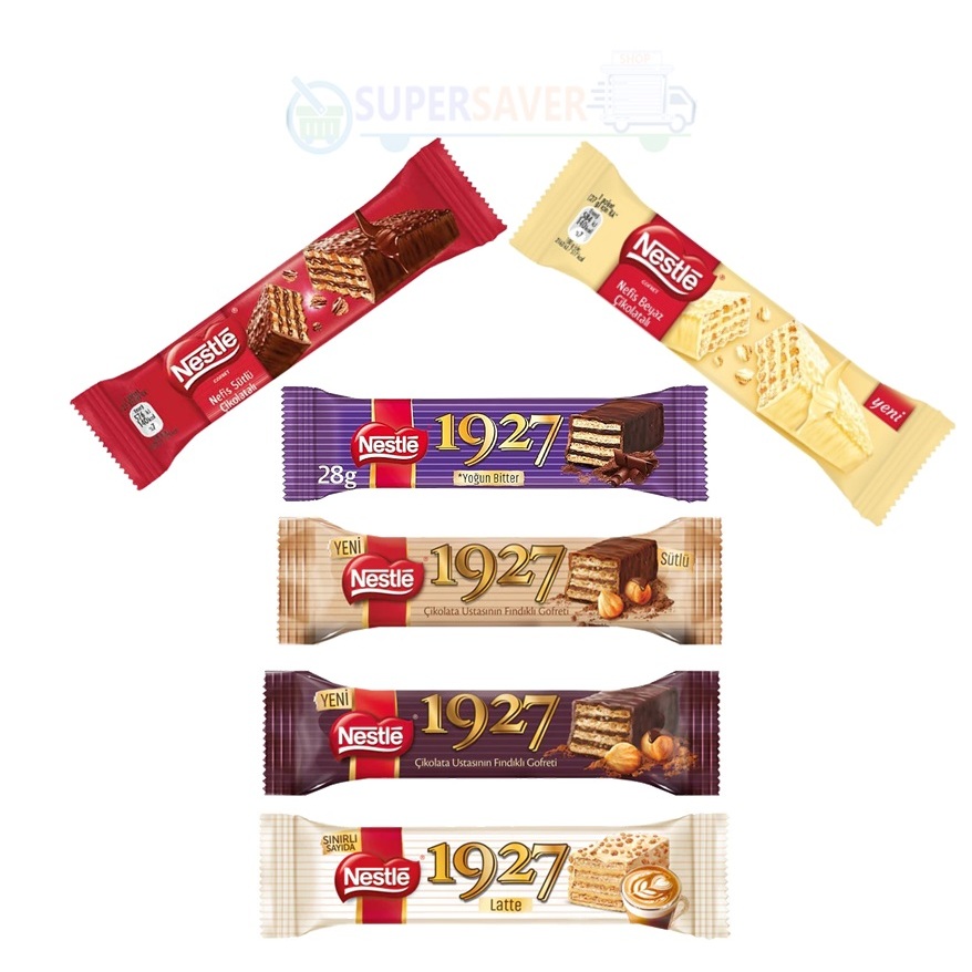 Nestle 1927 Classic Milk Chocolate/White Chocolate Coated Wafer/ark ...