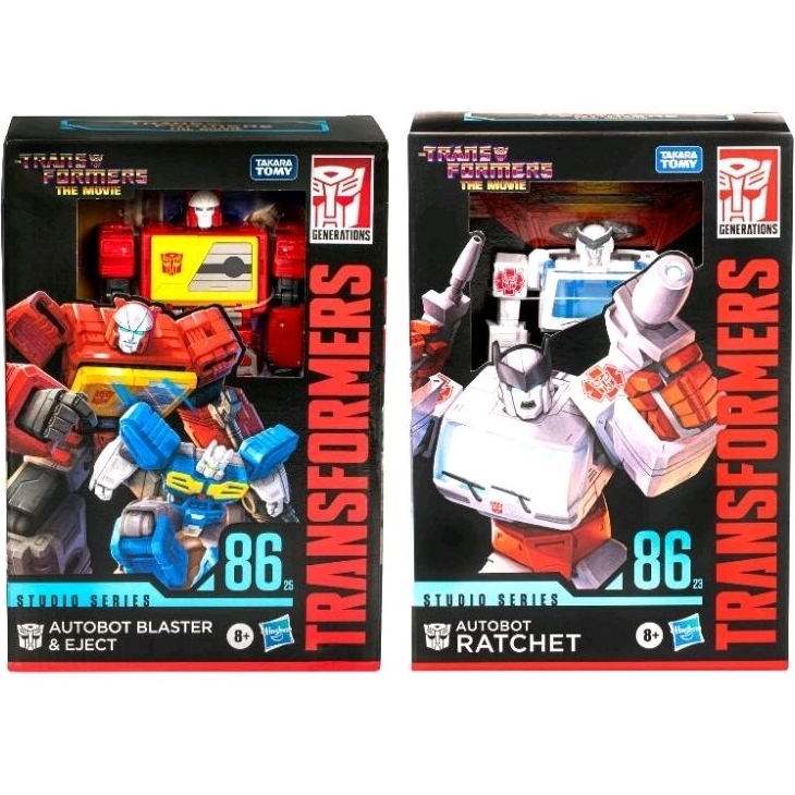 Transformers Studio Series 86 Ironhide Ratchet Blaster 90 Galvatron 89 ...