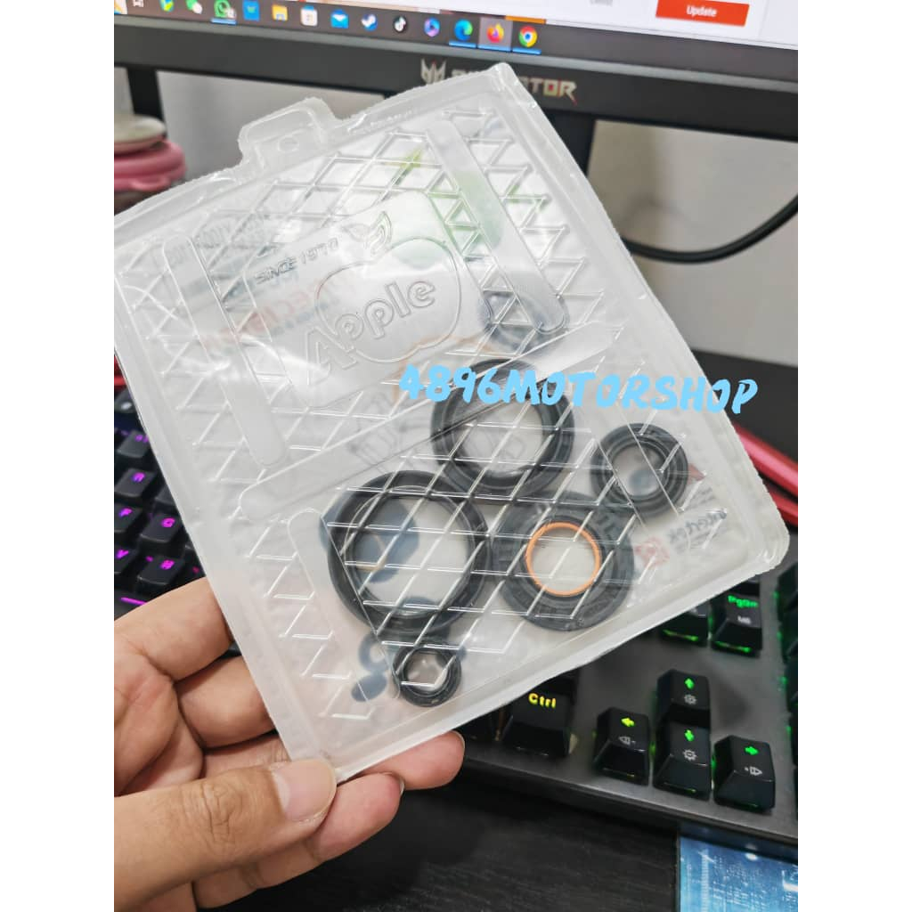 APPLE GASKET OIL SEAL SET / OVERHAUL OVER HAUL GASKET YAMAHA Y110 SS2 ...