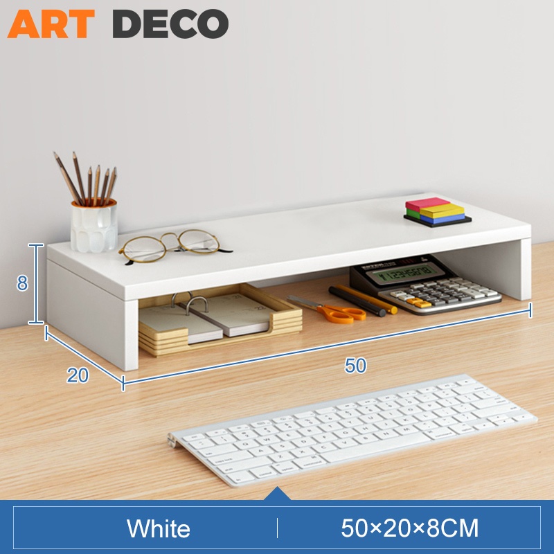 Monitor Stand Computer Monitor Rack Screen Increase Shelf Office Rack ...