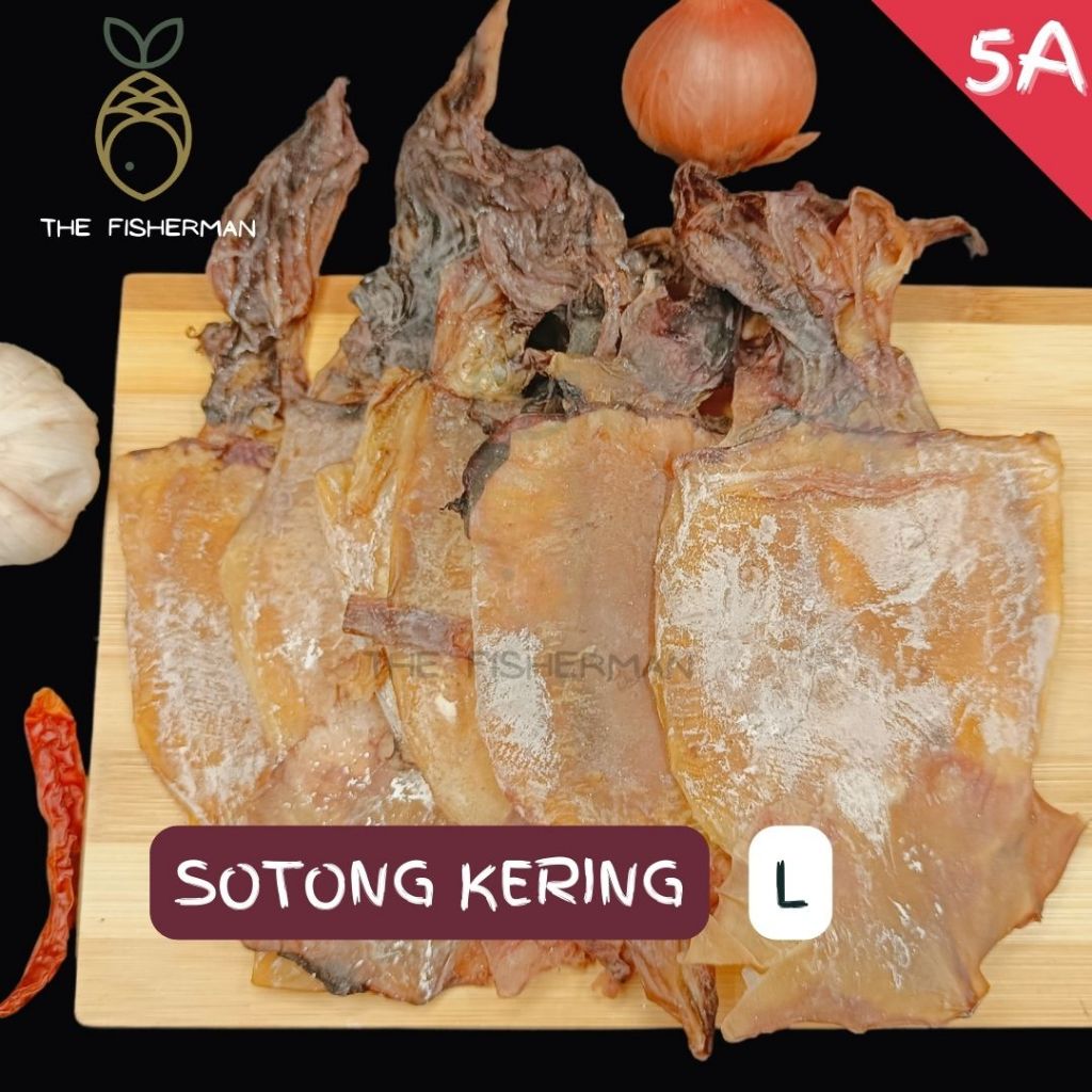 🐙Sotong Kering Besar Dried Cuttlefish Sotong Kering 1kg Sotong Kering ...