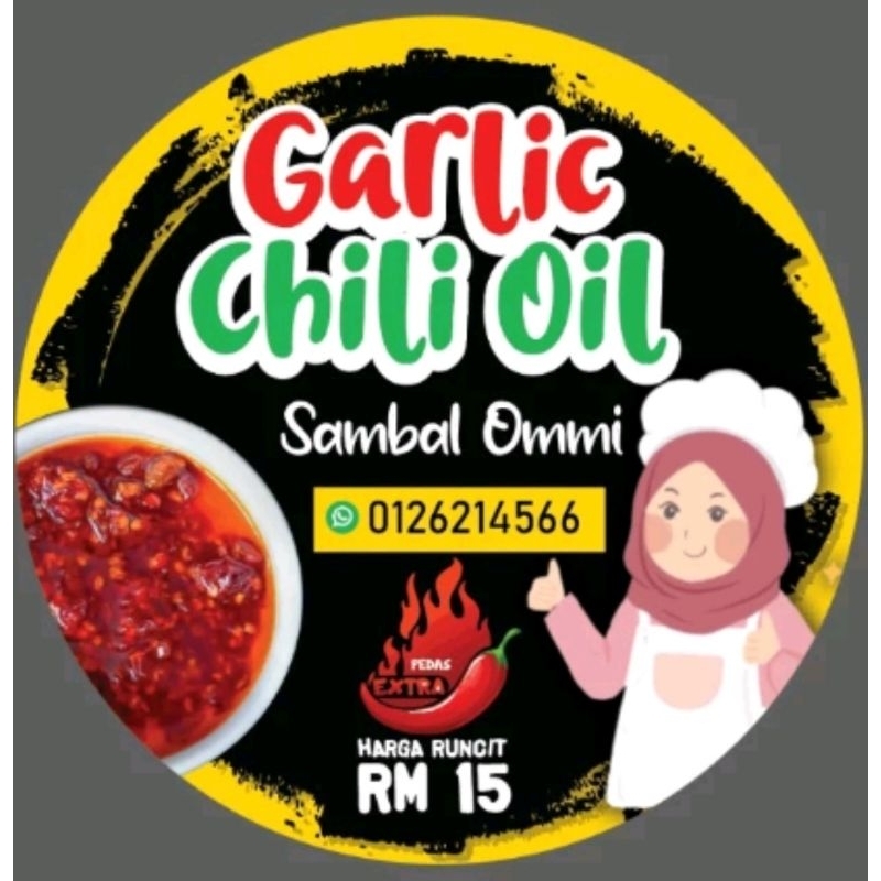 Garlic Chili oil / chili oil, sambal cili garing | Shopee Malaysia