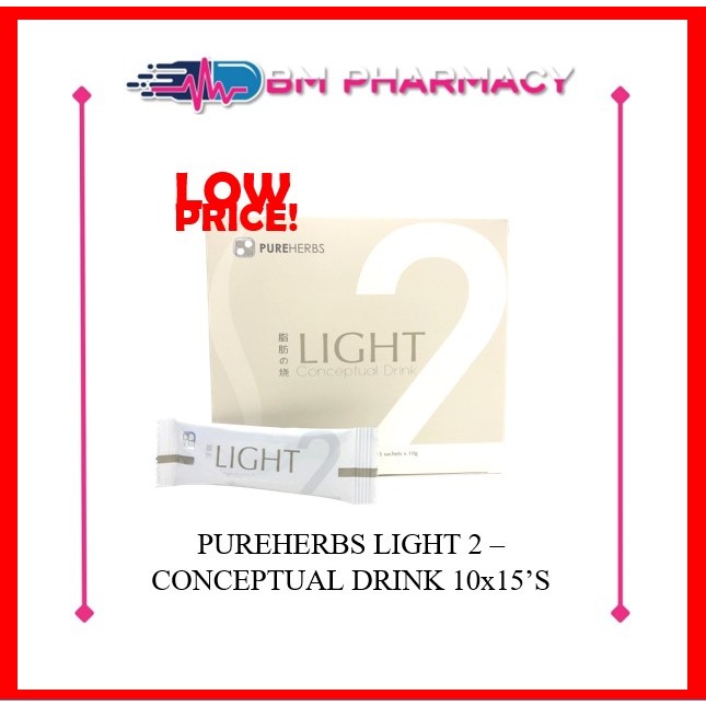 PUREHERBS LIGHT 2 CONCEPTUAL DRINK 15'S x 10G | Shopee Malaysia