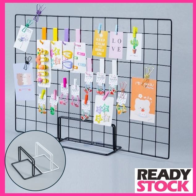 🔥HOT SELLING🔥 Ins Nordic Wall Iron Grid DIY Wirenet Base Stand Wirenet ...