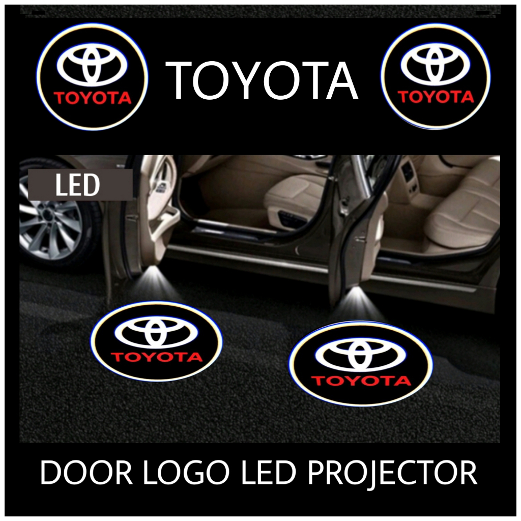 Toyota LED Car Door Shadow Courtesy Step Light Welcome Light wireless ...