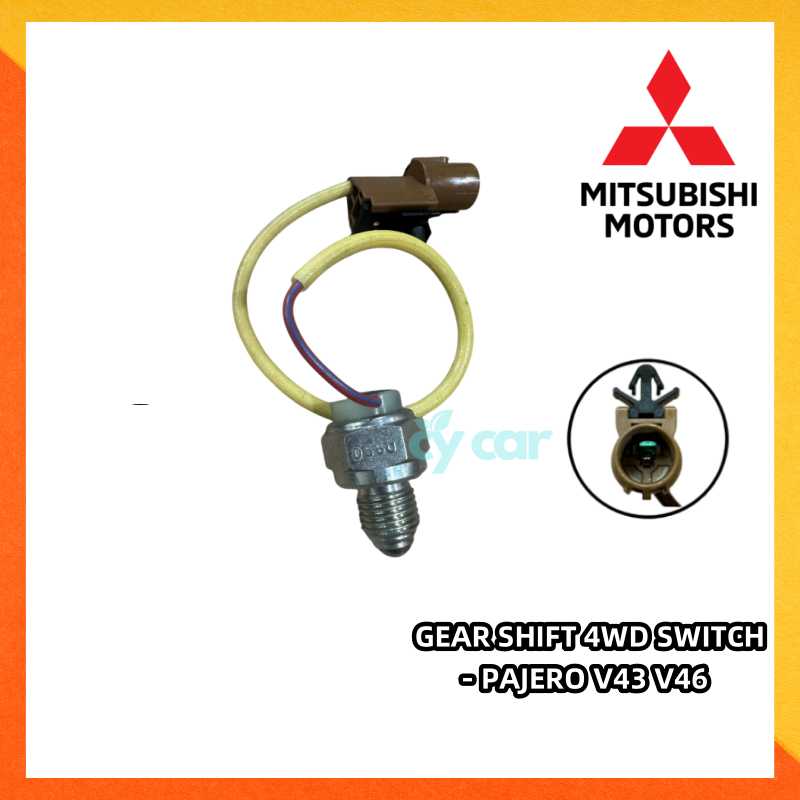 MITSUBISHI PAJERO V43 V46 GEAR SHIFT 4WD SWITCH NO.2 (1 PIN) MB837108 ...