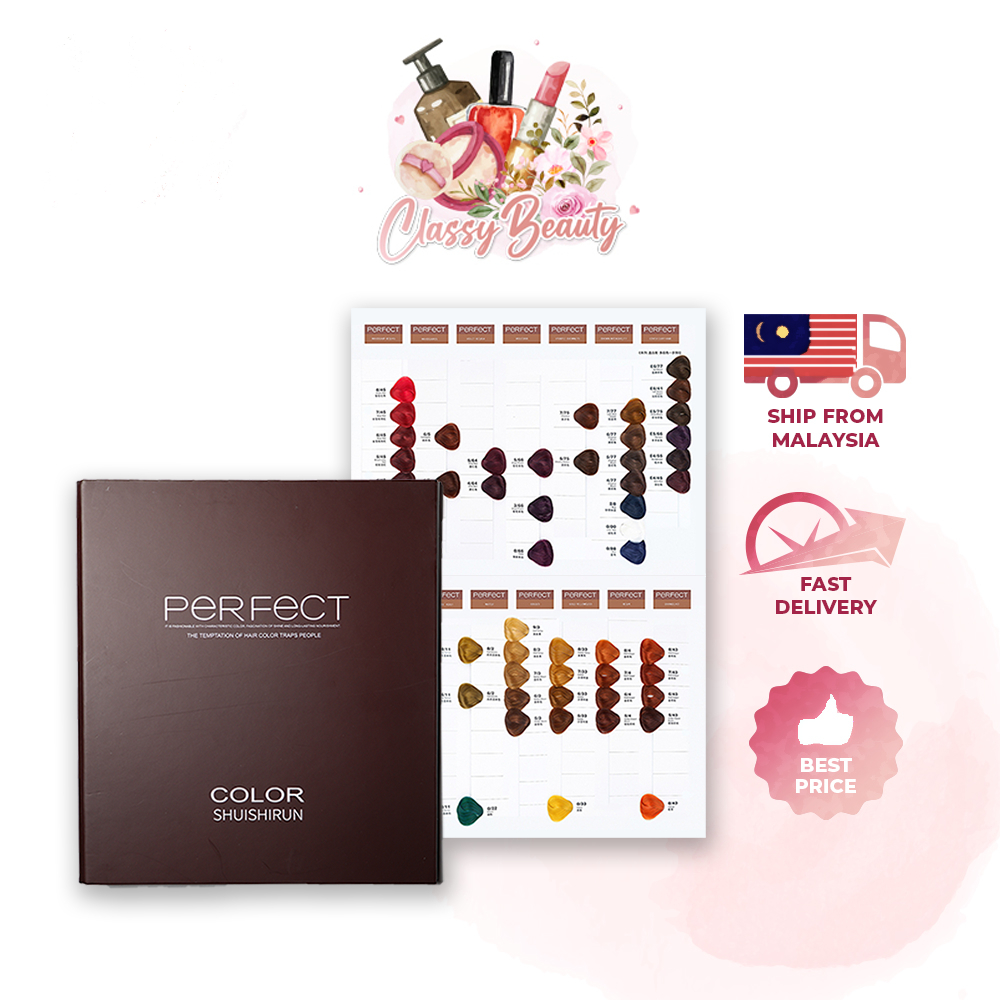 PERFECT COLOR BOOK COLOR CHART BUKU PEWARNA PERFECT DYE HAIR SALON USE ...
